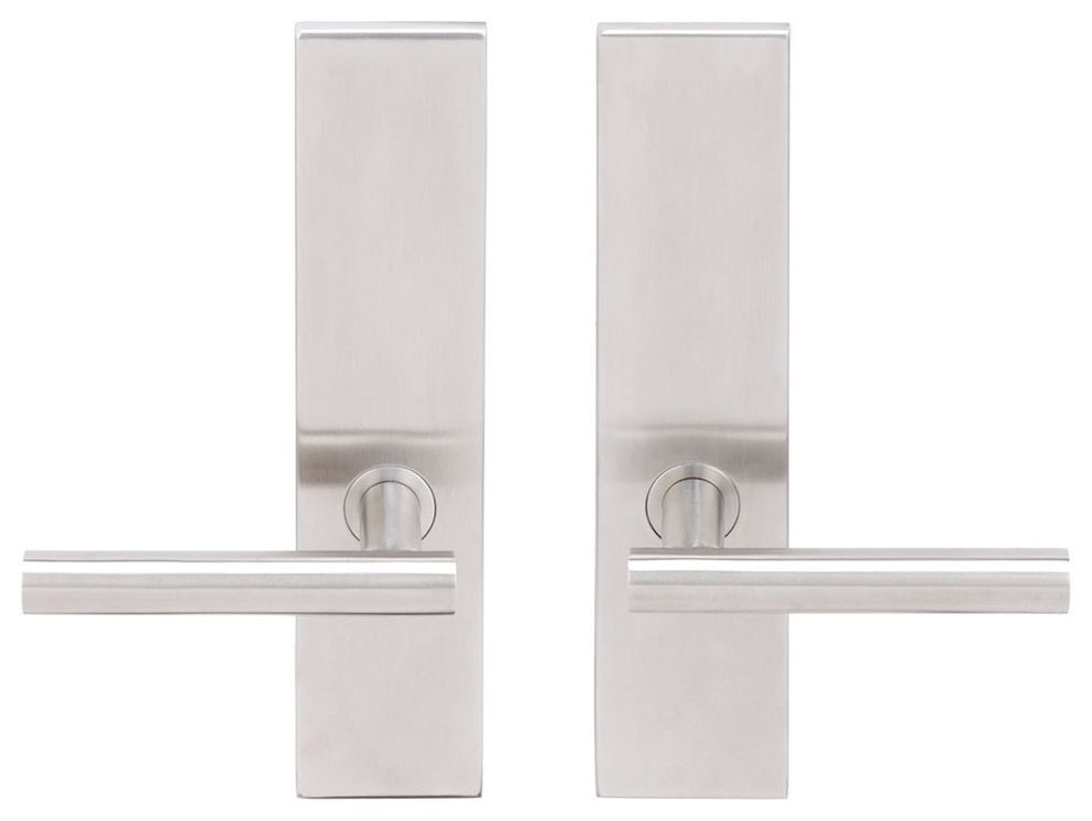 Copenhagen Lever, Tubular Full Dummy Pair, Left Hand, Satin Stainless ...