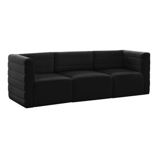Quincy Modular Sofa, 3-Piece: 1 Armless Chair, 2 Corner Chair ...