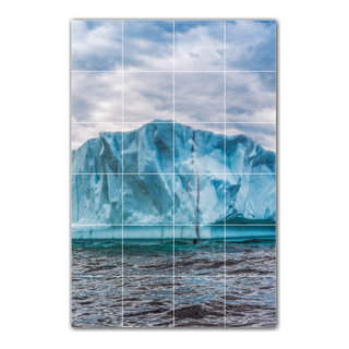 Glacier Ceramic Tile Wall Mural HZ500730, 24" Wide x 36" High ...