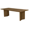 Fraser Rectangular Dining Table, Brown - Farmhouse - Dining Tables - by LH Home | Houzz