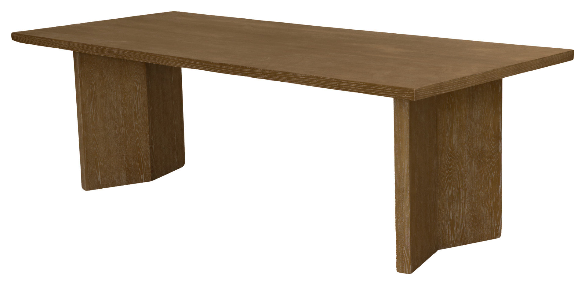 Fraser Rectangular Dining Table, Brown - Farmhouse - Dining Tables - by ...