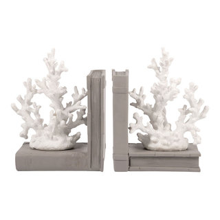 ELK LIFESTYLE 000522 Coralyn Bookends - Beach Style - Bookends - by ELK ...
