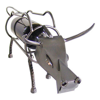 Bull Wine Bottle Holder - Eclectic - Wine Racks - by H&K Sculptures | Houzz