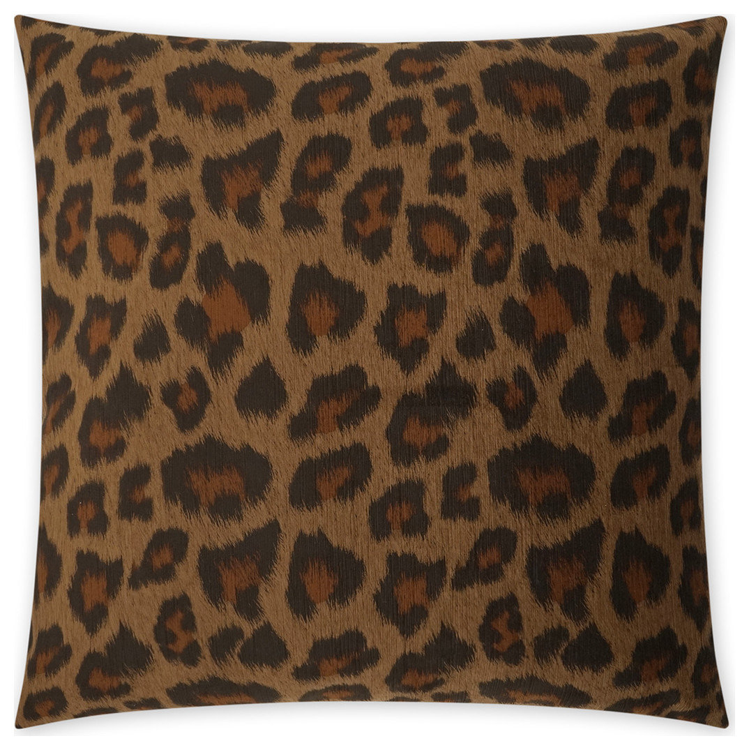 Panthera Pillow - Toffee, 24" x 24" - Contemporary - Decorative Pillows ...