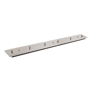 Multi-Port Canopy, 6 Ports, Brushed Nickel - Contemporary - Lighting ...