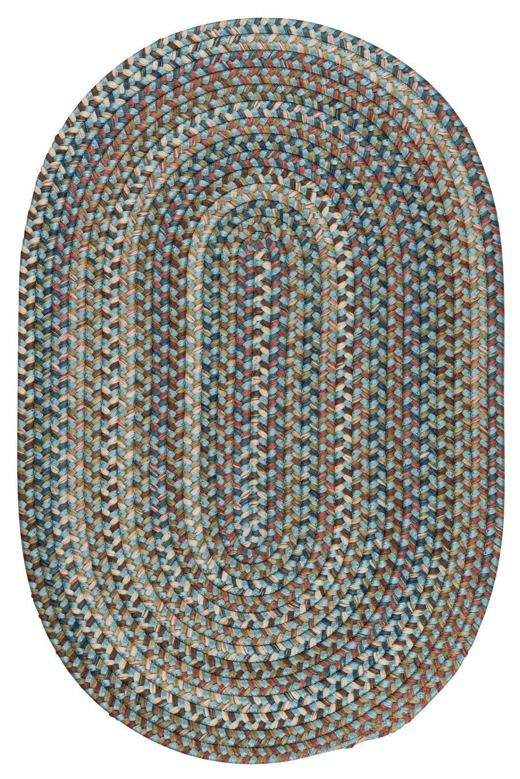 Colonial Mills Cedar Cove CV29 Light Blue Traditional Area Rug, Oval 4 ...