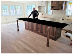 large kitchen island overhang?