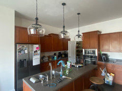 Backsplash ideas for kitchen with River Blue/Fantasy Blue countertops?