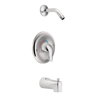 Moen Posi-Temp(R Tub/Shower Chrome, TL183NH - Transitional - Tub And ...