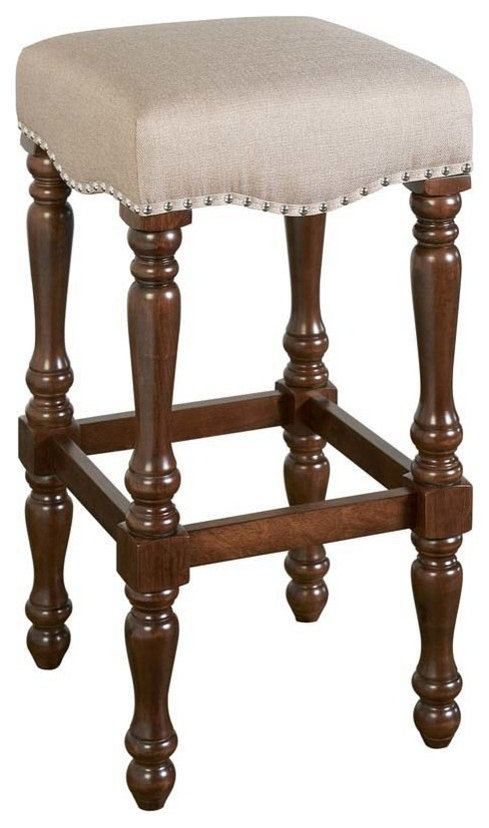 Willow Backless Bar Stool - Traditional - Bar Stools And Counter Stools ...