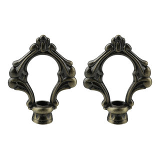 Seton Lamp Finial, 2 9/16" Tall, Set of 2 - Traditional - Lighting ...