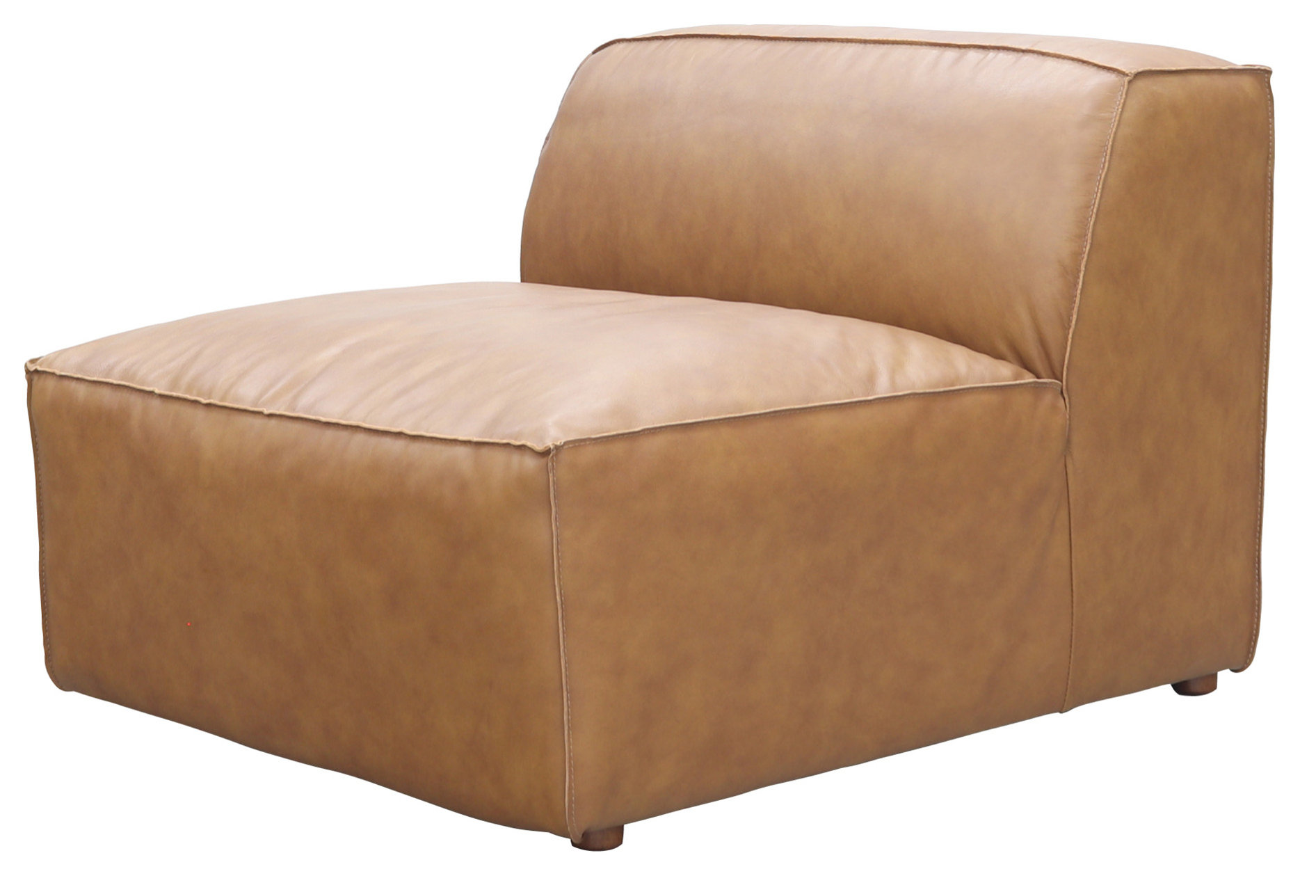 Form Slipper Chair Sonoran Tan Leather - Contemporary - Armchairs And ...