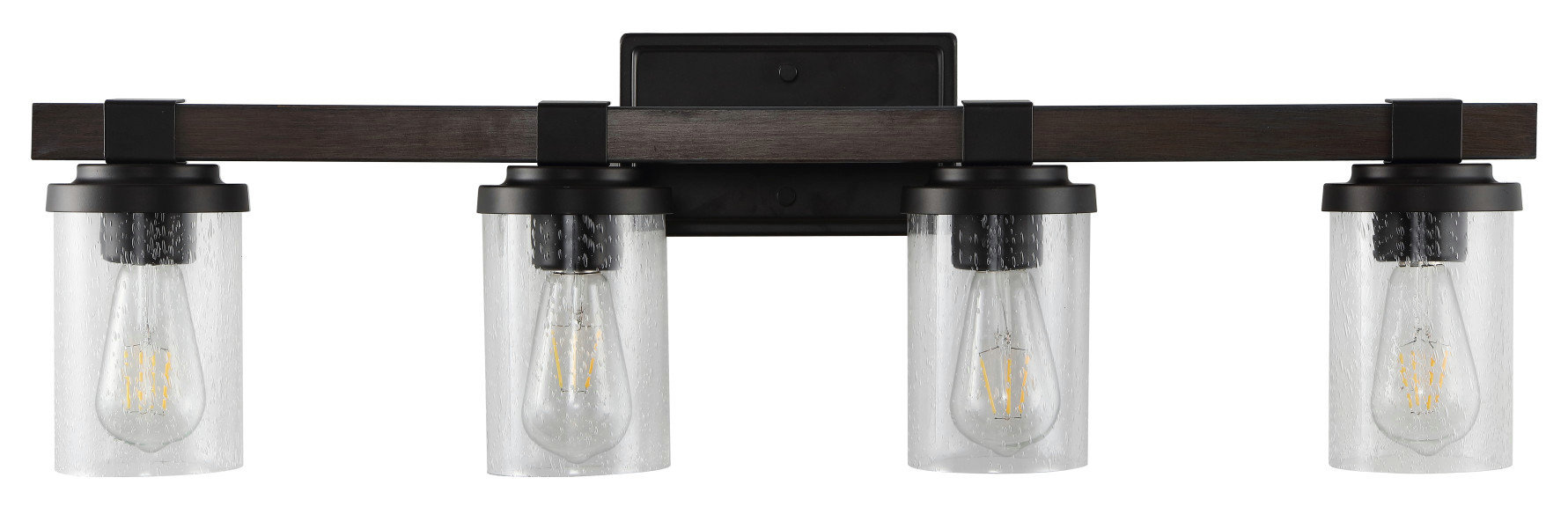 JONATHAN Y Lighting JYL7510 Bungalow 4 Light 32"W LED Bathroom ...
