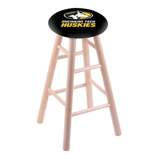 Michigan Tech Bar Stool, Natural - Contemporary - Bar Stools And ...