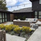 Kronen Residence Garden Den - Beach Style - Landscape - Los Angeles ...