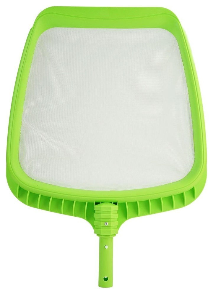 21" Lime Green Deluxe Pro-Series Heavy Duty Swimming Pool Mesh Skimmer ...