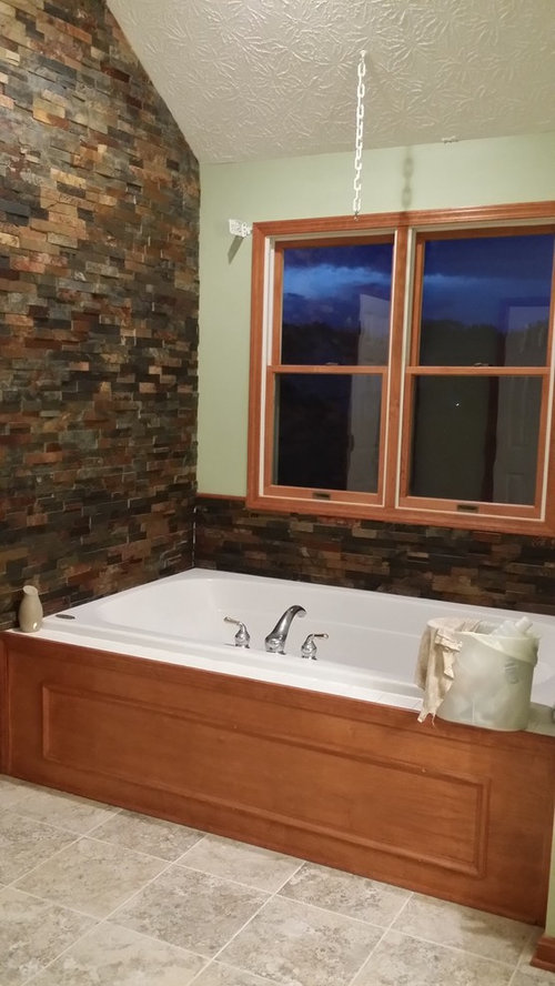 What color should I paint walls after installing this ledger rock wall