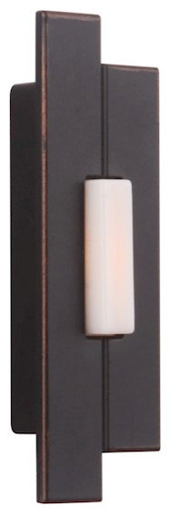 Craftmade Surface Mount Lighted Push Button, Asymmetrical, Bronze ...