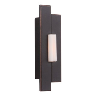 Craftmade Surface Mount Lighted Push Button, Asymmetrical, Bronze ...