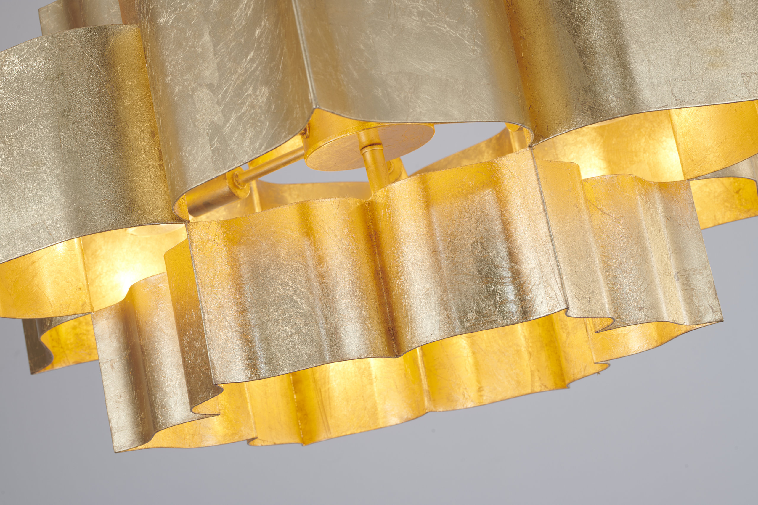 Metal 3-Tier Light Fixture - Contemporary - Pendant Lighting - by ...