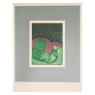 Arun Bose, Bird Of Passage, Etching - Contemporary - Fine Art Prints ...