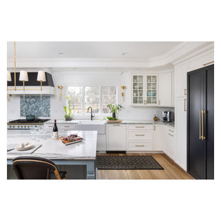 Fireside Gourmet Kitchen - Traditional - Kitchen - Boston - by ...