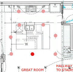 Recessed Potlight Placement in Kitchen | Houzz Forum