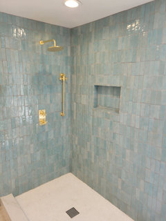 Zellige tile installation