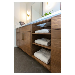 Mid Century Update - Midcentury - Bathroom - Seattle - by Neff Designs ...