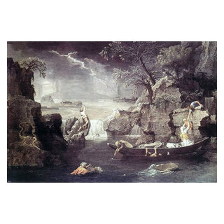Nicolas Poussin Winter Gallery Wrap Canvas, 18x27 - Traditional ...