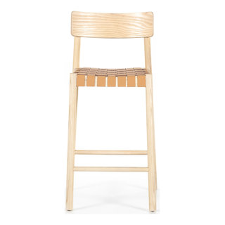 Heisler Counter Stool, Natural - Midcentury - Bar Stools And Counter ...