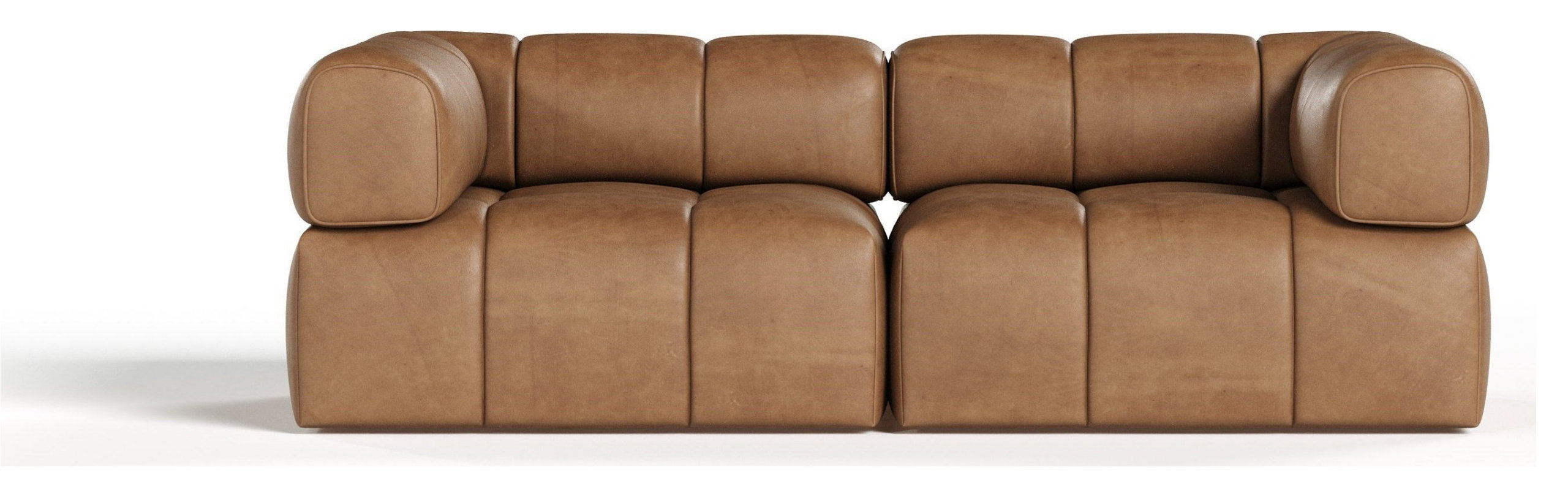 Divani Casa Everest Modern Brown Leather Modular Sectional Sofa ...