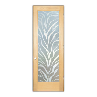 Interior Prehung Door or Interior Slab Door - Tiger Stripes - Primed ...