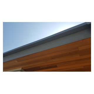 Bonderized Steel 22 gauge Exterior Cladding, Seamless Box Gutters in ...