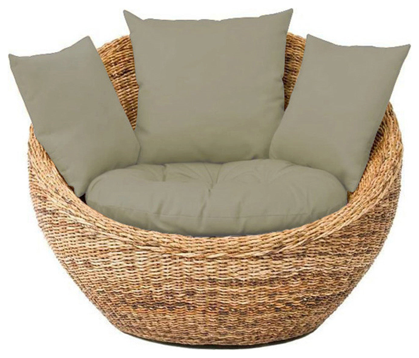 Summer Sage Lounge With Cushions - Tropical - Outdoor Lounge Chairs ...