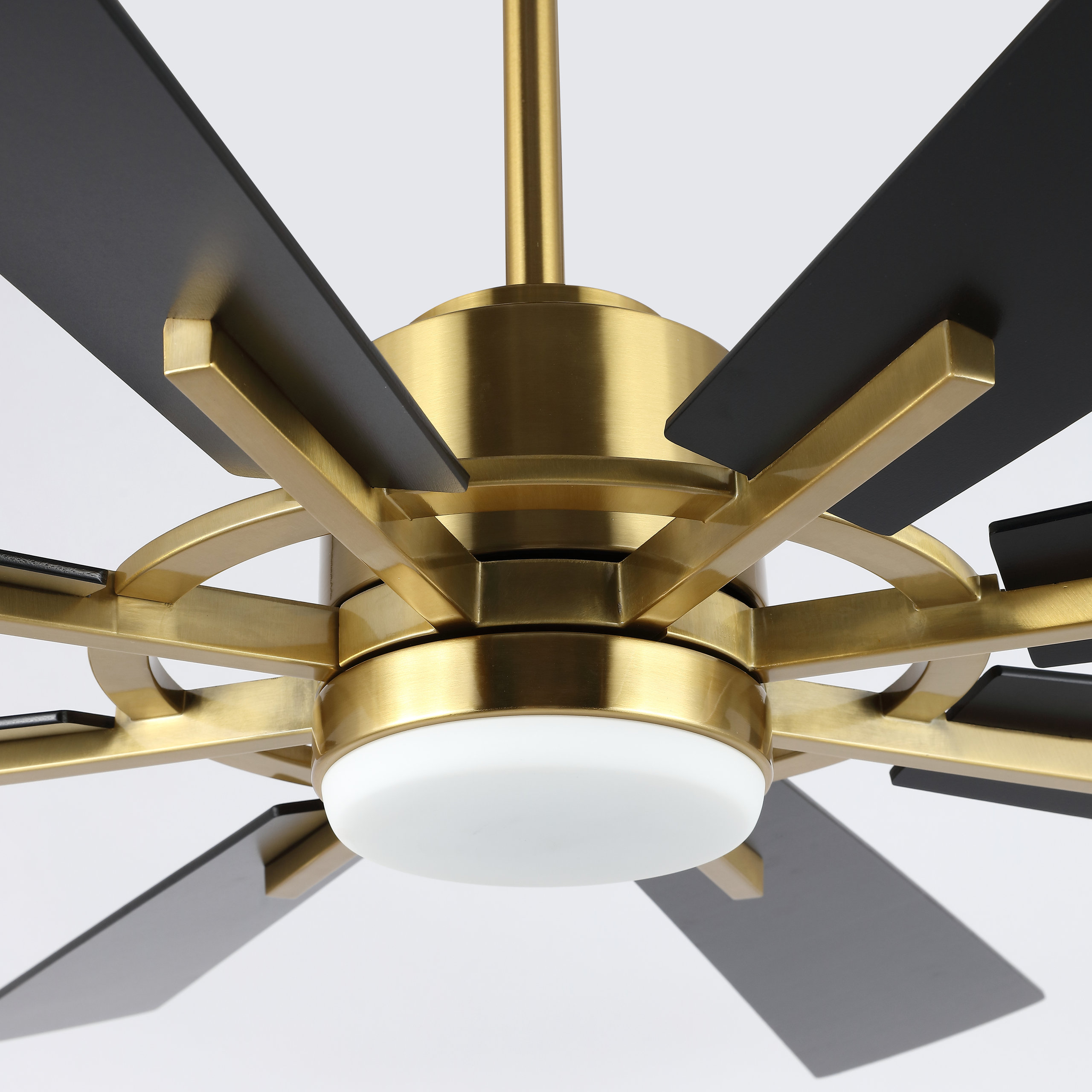 60" Reversible 8-Blade LED Ceiling Fan With Remote and Light ...