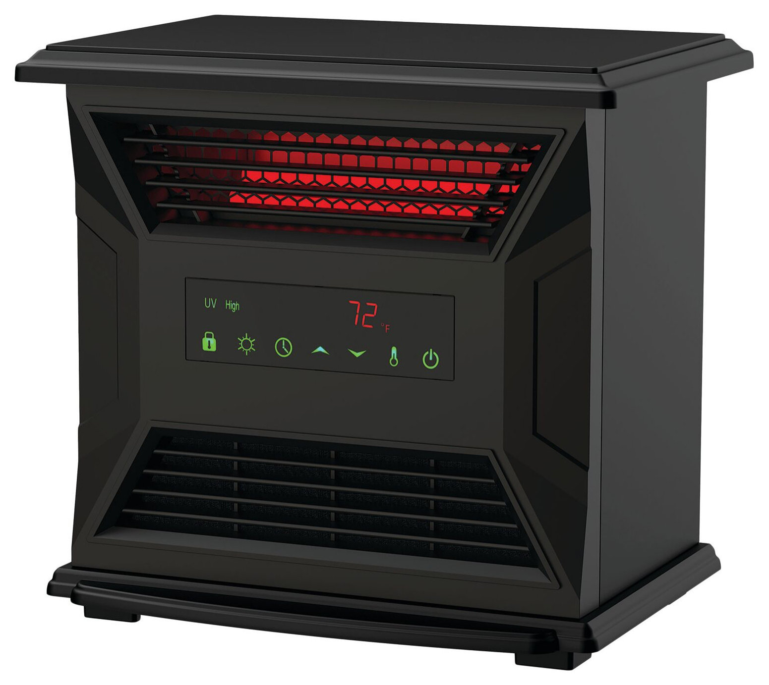4-Element Low Profile Front Air Intake Infrared Heater - Space Heaters ...