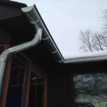 Round Galvanized Gutters - Photos & Ideas | Houzz