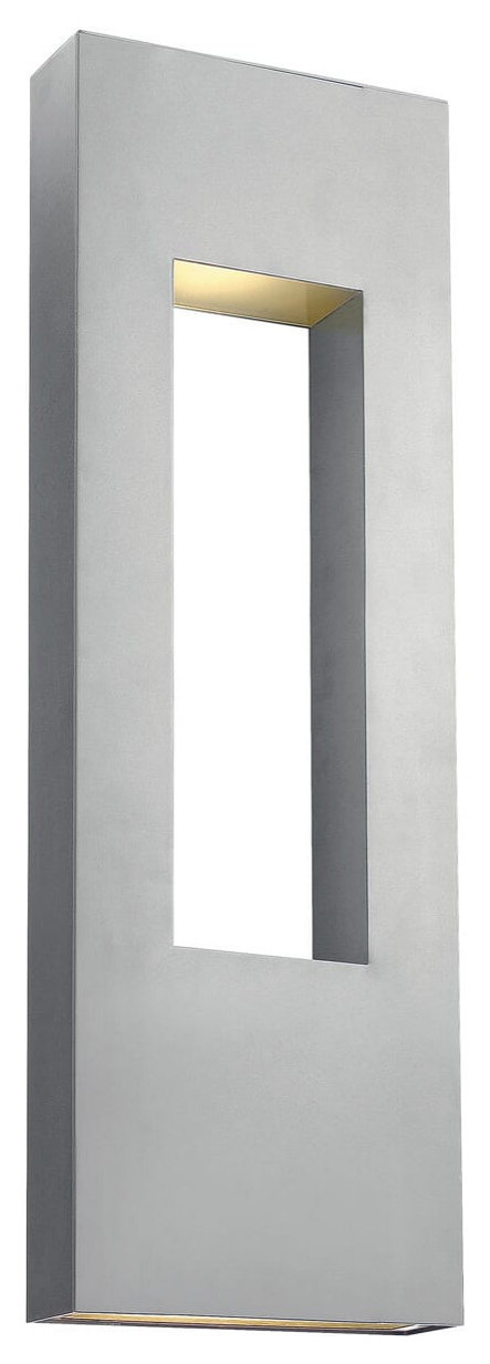 Titanium LED Wall Mount from the Atlantis Collection, 12.000 - Modern ...