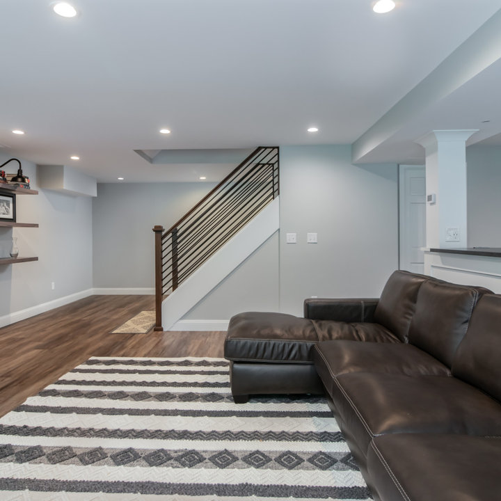 75 Shiplap Wall Basement Ideas You'll Love - May, 2025 | Houzz
