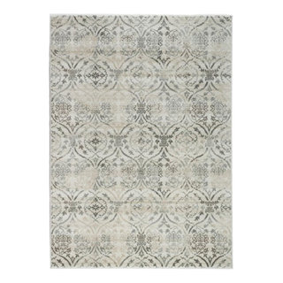 Redici 3746/1021/BONE Pisa 5'3x7'3 Indoor Rectangular Area Rug, 5'3 x 7 ...