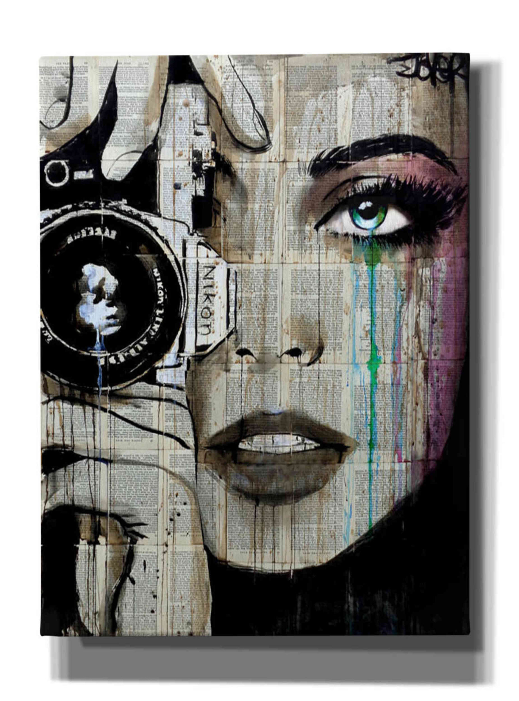 Epic Graffiti "Zoom" by Loui Jover, Giclee Canvas Wall Art, 40" x 54 ...