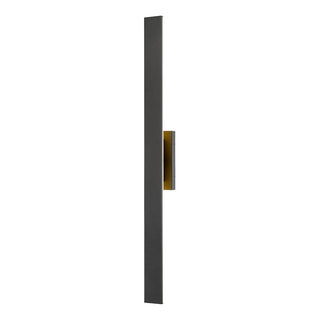 Stylet LED Outdoor Wall Mount, Sand Black - Modern - Outdoor Wall ...