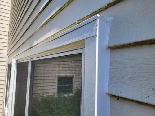 Insert Windows stick out a couple of inches from the house, is that ok