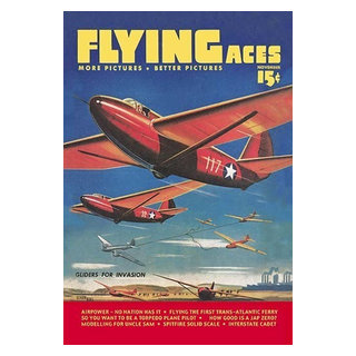 Gliders for Invasion, 20" x 30" - Traditional - Prints And Posters - by ...