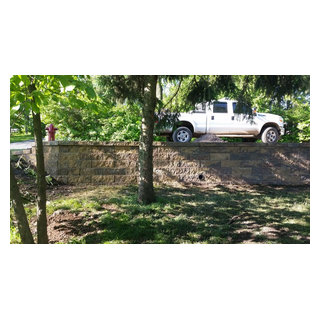 Installation of Retaining Wall/Brick Work - After - Chicago - by ...