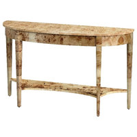Butler Specialty Company Astor 54"W Wood Demilune Console Table - Light ...