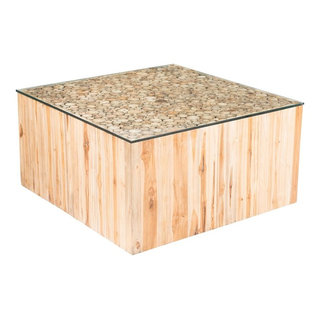Zuo Modern Cave Coffee Table, Natural, 404229 - Rustic - Coffee Tables ...