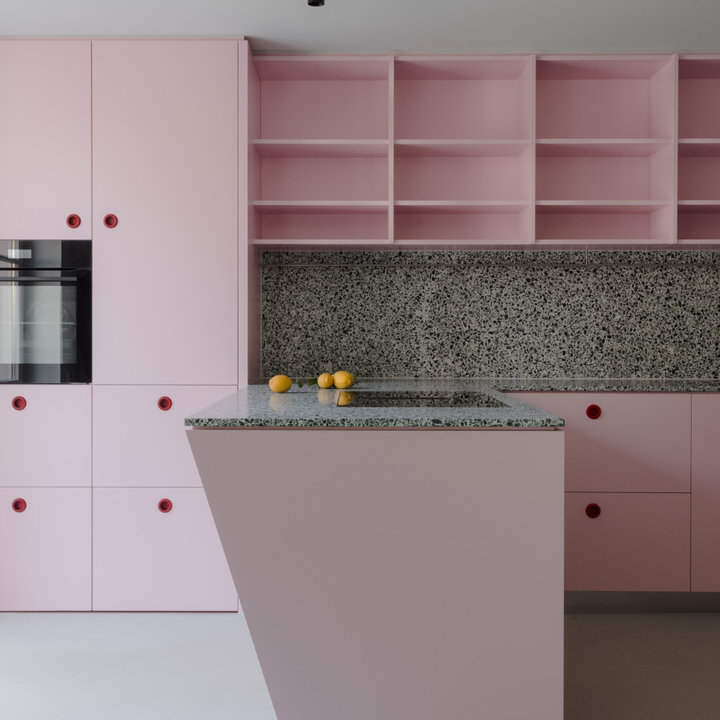 75 Beautiful Kitchen with Terrazzo Benchtops Ideas & Designs - March ...