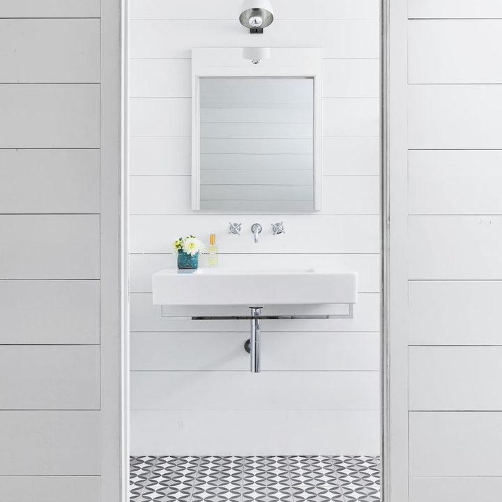 75 Wall Paneling Powder Room Ideas You'll Love - June, 2026 | Houzz